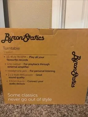 byzon statics | Media | Light Blue Portable Vinyl Turntable | Poshmark